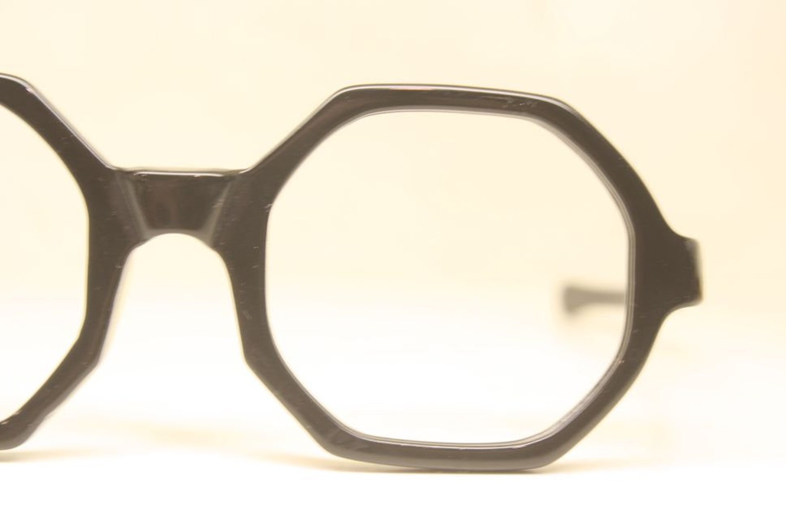 Black Octagonal Vintage Eyeglasses Retro Glasses Frames - Etsy