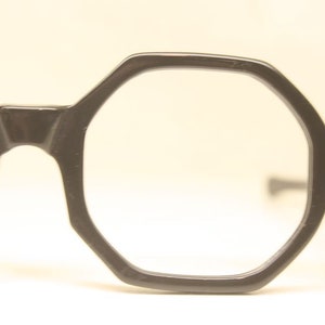 Black Octagonal Vintage Eyeglasses Retro Glasses Frames - Etsy