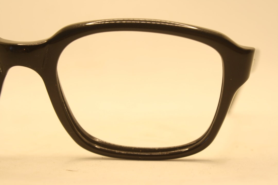 Black Retro Glasses American Optical Vintage Eyeglass Frames 1960's ...