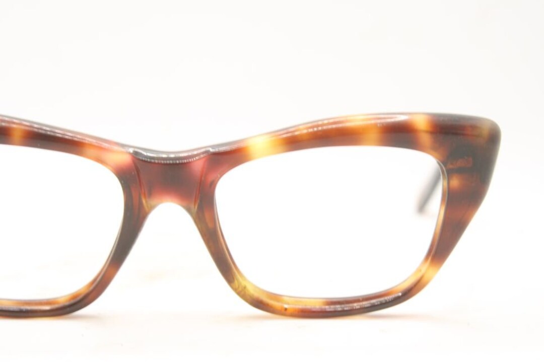 Vintage Tortoise Horn Rimmed Glasses 1960s Frames - Etsy
