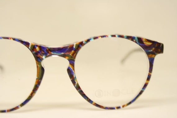 Vintage Eyeglass Frames Colorful Retro P3 Shaped 1980's - Etsy