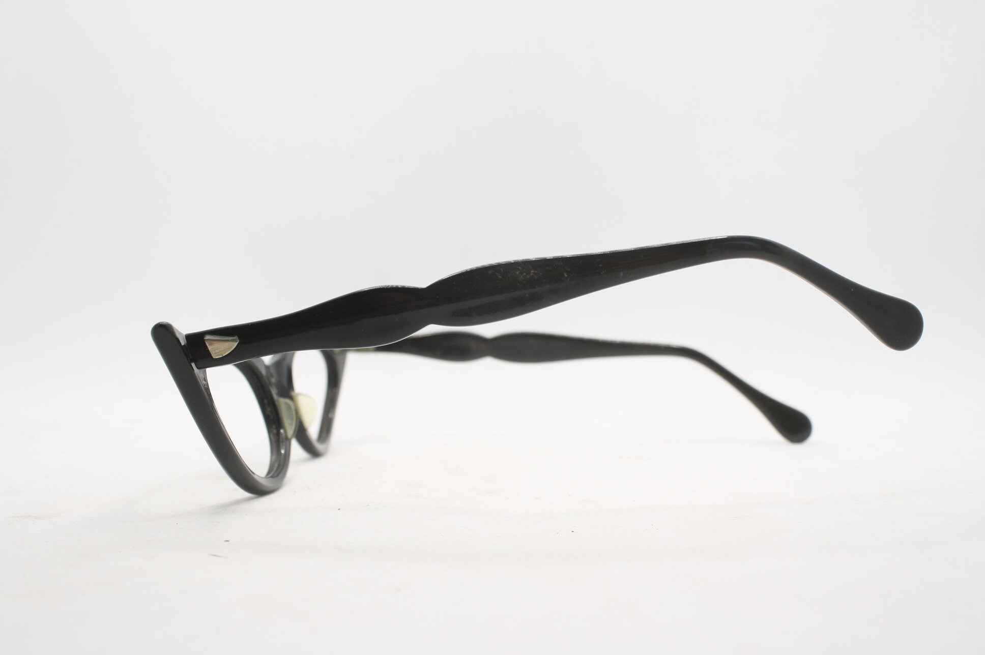Vintage Black Cat Eye Glasses Vintage Eyewear Retro Glasses Etsy