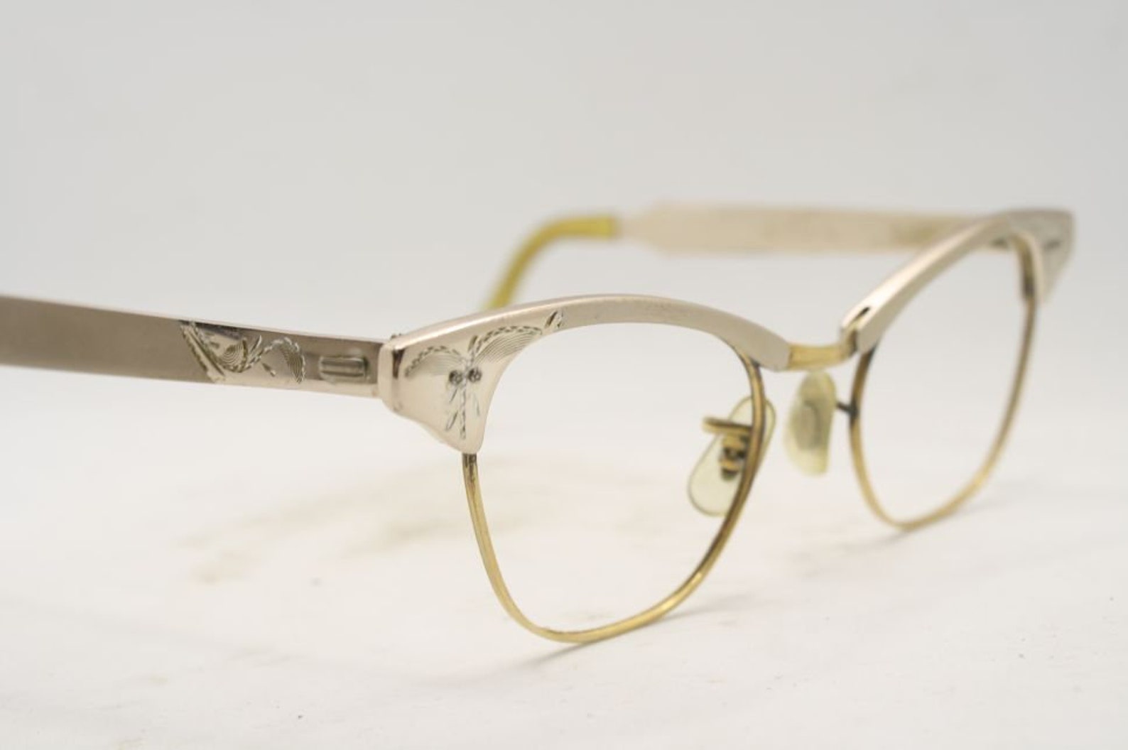 Vintage Metal Cat Eye Glasses Eyeglasses Frames 1960's - Etsy