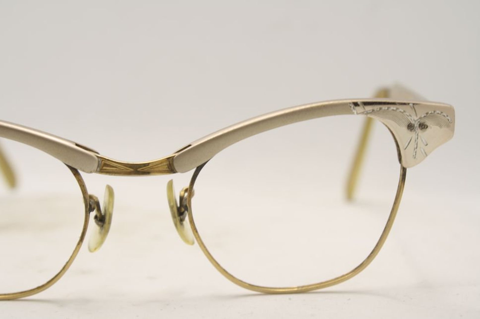 Vintage Metal Cat Eye Glasses Eyeglasses Frames 1960's - Etsy