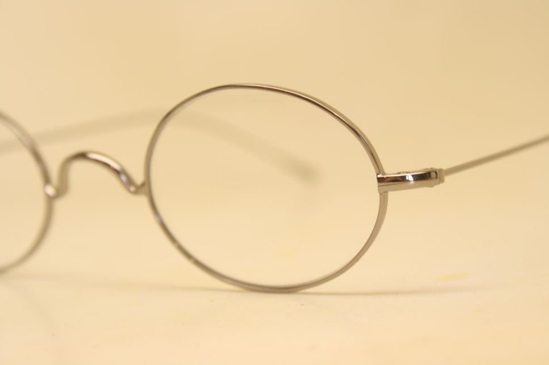 Unused Oval Silver Style Frames John Lennon Glasses Retro Eyeglass Frames Glasses - Etsy