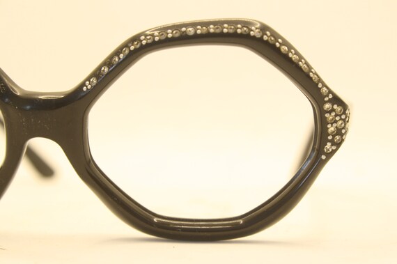 Black Vintage Eyeglasses Oversize 1970s 1980s Retro N… - Gem