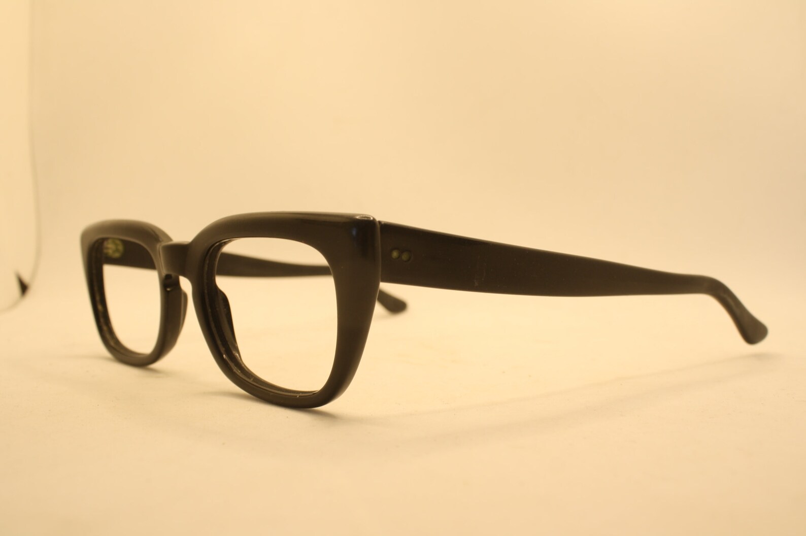 Black Retro Glasses Vintage Eyeglass Frames 1960's Horn Rimmed - Etsy