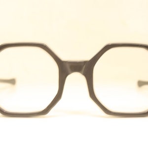 Black Octagonal Vintage Eyeglasses Retro Glasses Frames - Etsy