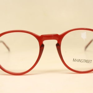 Vintage Eyeglass Frames Red Retro Glasses P3 1980's - Etsy