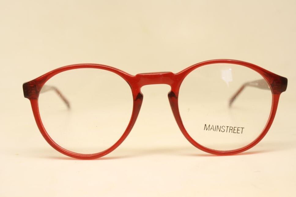 Vintage Eyeglass Frames Red Retro Glasses P3 1980's - Etsy