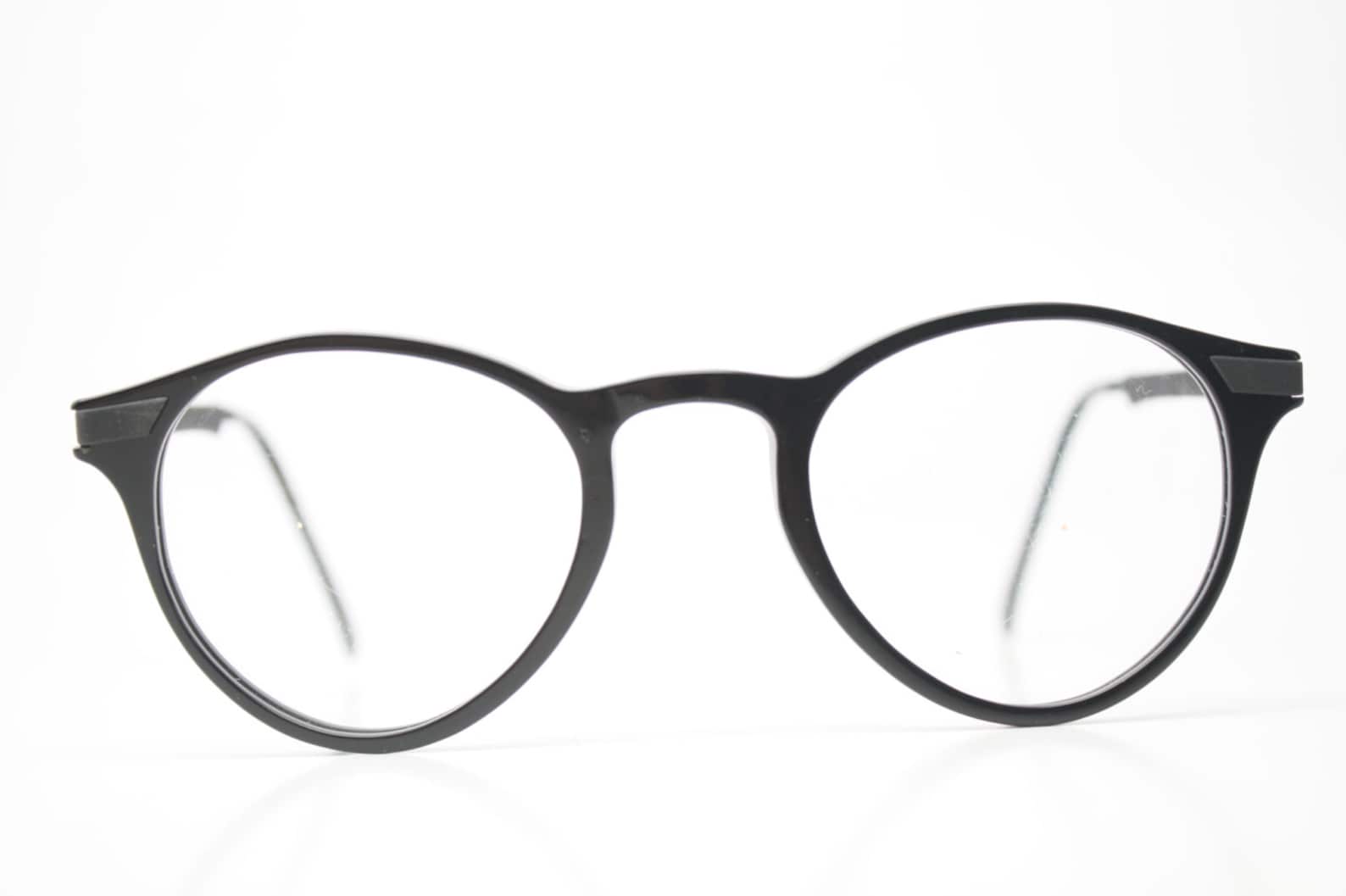 Unique Vintage Black P3 Eyeglass Frames Retro Eyeglasses Stylish ...