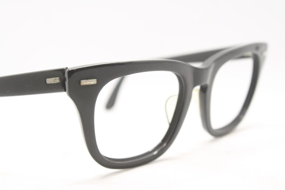 Vintage Black Horn Rimmed Glasses Shuron Frames - Etsy Vintage Black Horn Rimmed Glasses Shuron Frames - Etsy