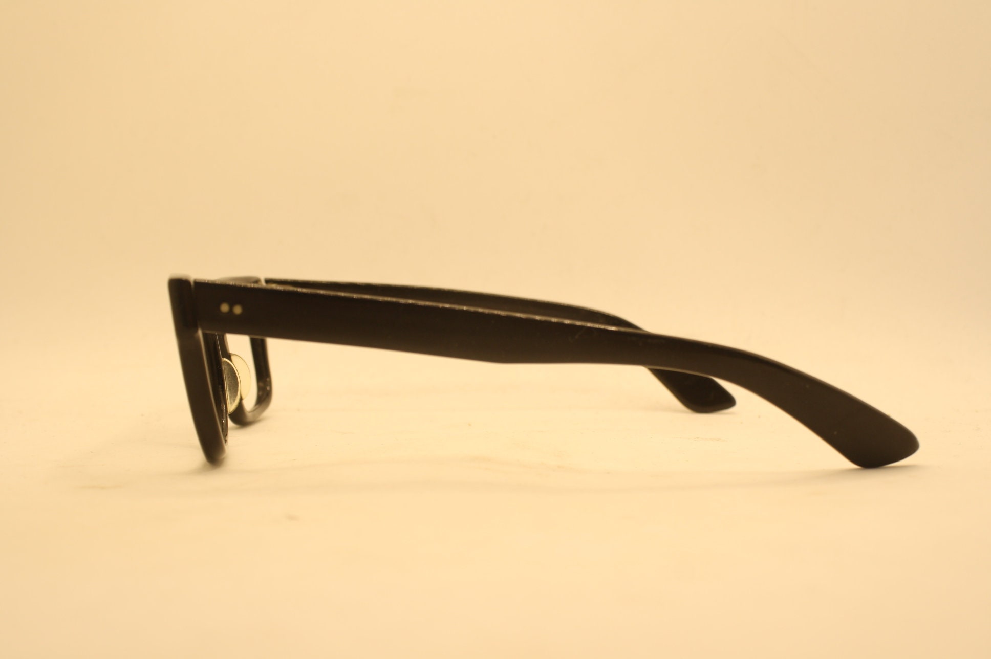 Black Horn Rimmed Retro Glasses Vintage Eyeglass Frames - Etsy