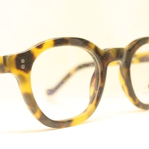 Tortoise Retro Horn Rimmed Glasses P3 Frames 1960s Vintage Style ...