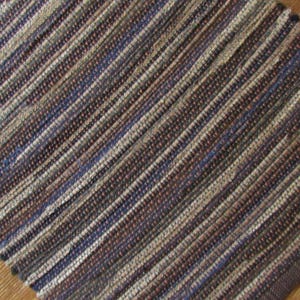 Traditional Hit or Miss Rag Rug Handwoven Hardworking Earth Friendly 22 ...