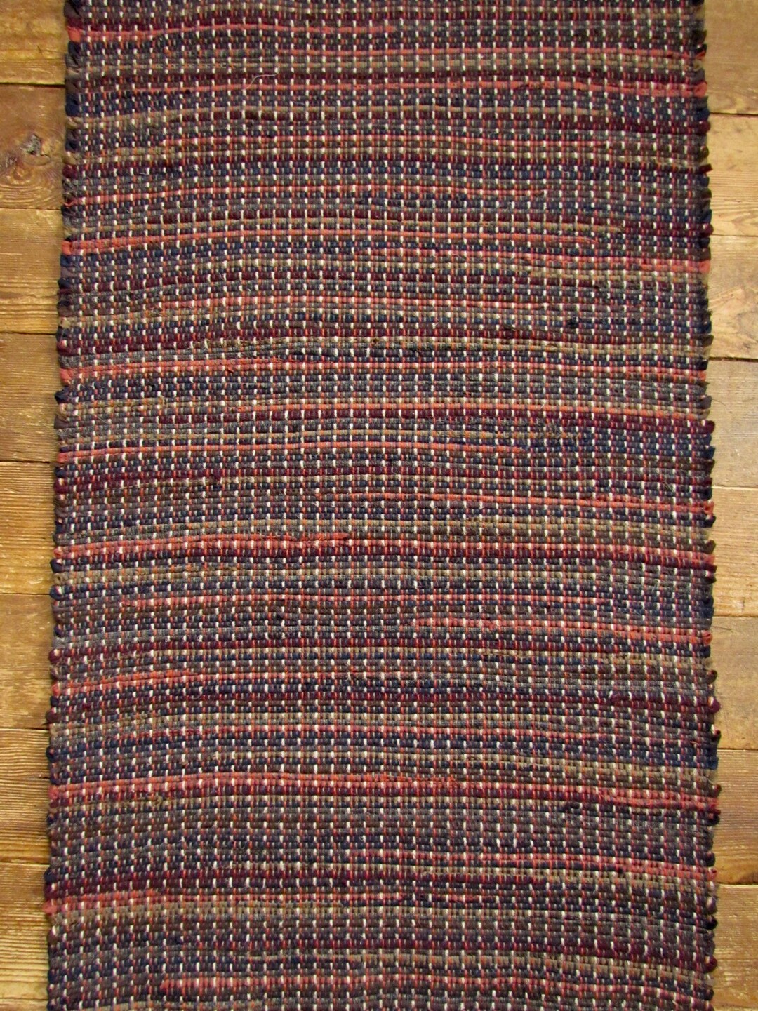 Traditional Wool Rag Rug 27 X 46 - Etsy