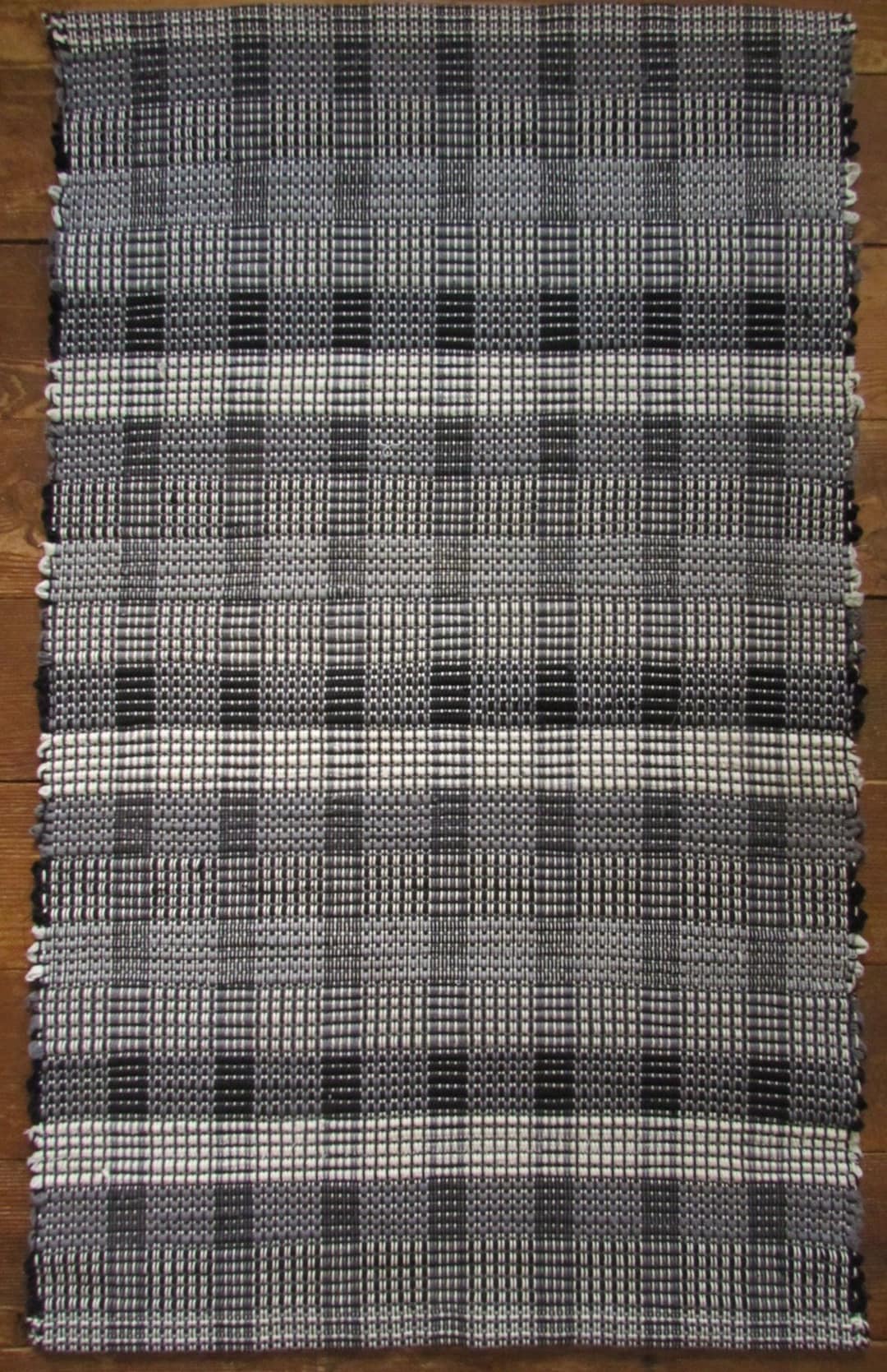 Rag Rug Traditional Craft Contemporary Design Always Recycled - Etsy