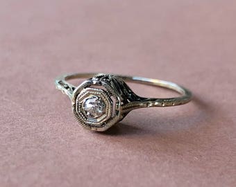 Vintage promise ring | Etsy