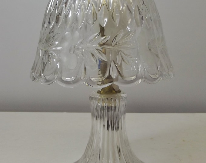 Vintage Princess House Crystal Lamp - Etsy