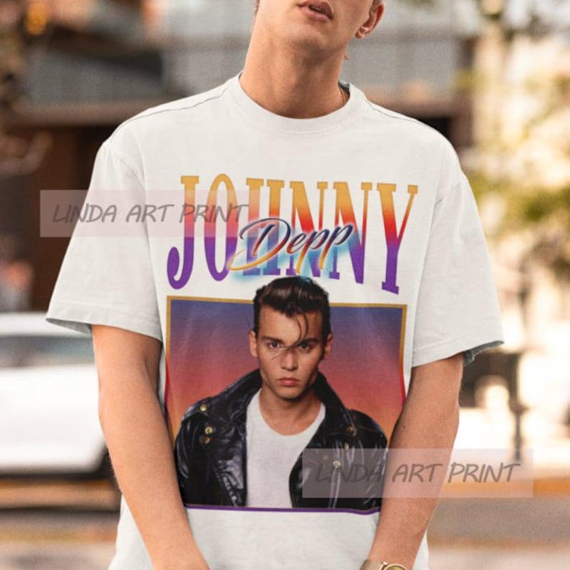Johnny Depp T Shirt - Etsy