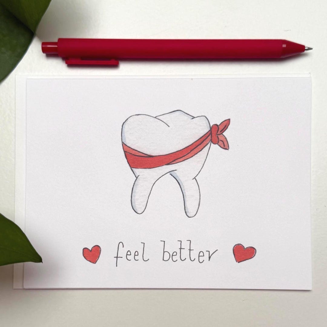 Feel Better Toothache, Get Well Soon Teeth, Toothaches Suck, Dentist ...