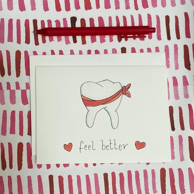 Feel Better Toothache, Get Well Soon Teeth, Toothaches Suck, Dentist ...