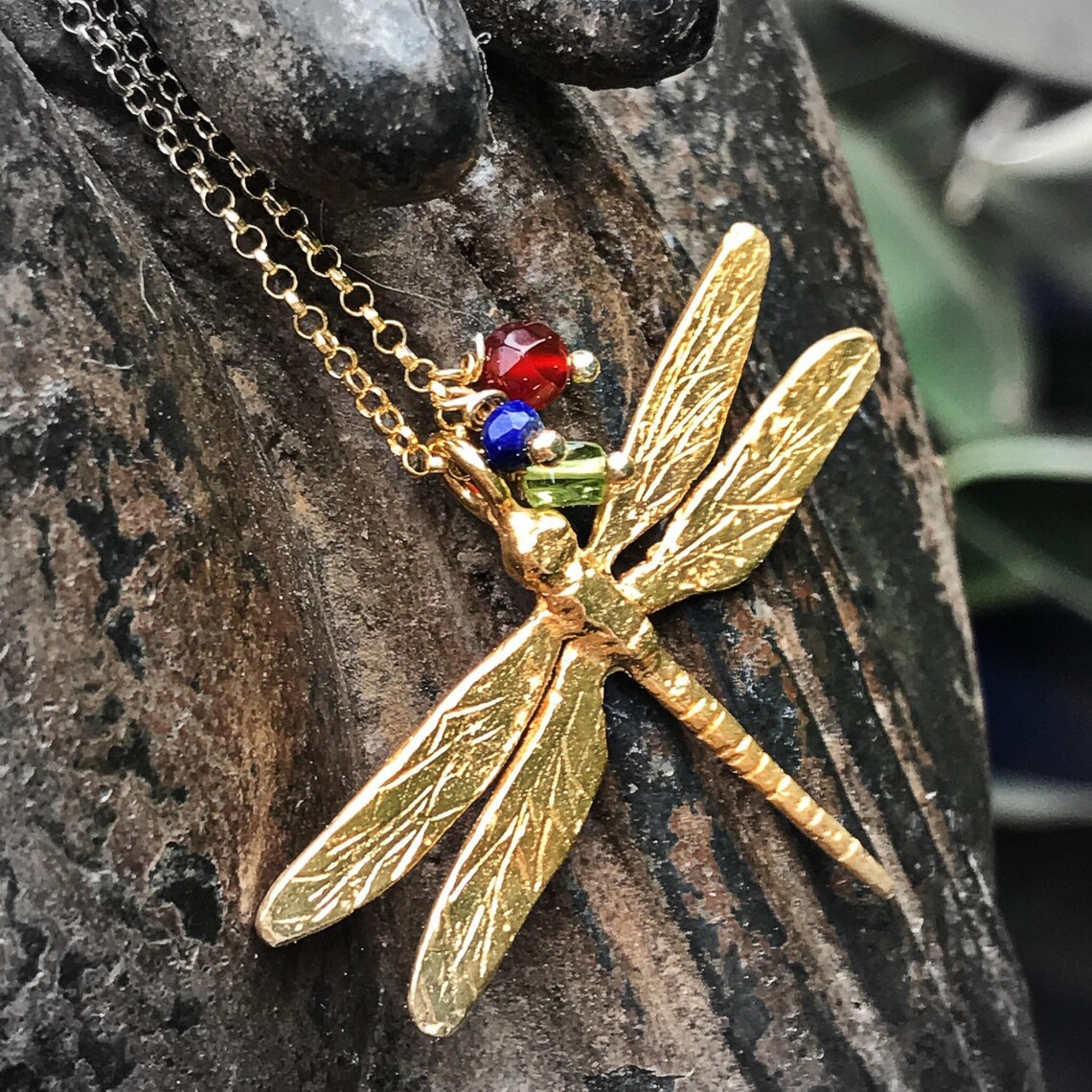 Colgante libélula grande. Collar libélula grande. Colgante libélula ...