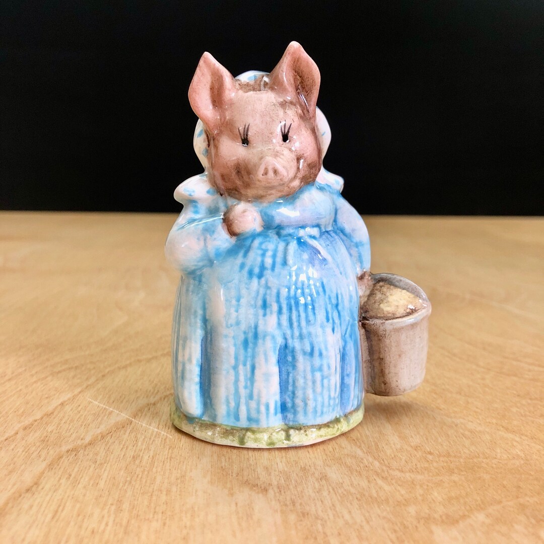 Vintage Beatrix Potter Aunt Pettitoes Figurine, Beswick, the Tale of ...