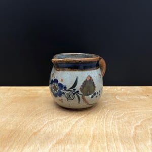 Vintage Tonala Pottery Creamer, Mexican Pottery, Ken Edwards, Cobalt ...