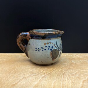 Vintage Tonala Pottery Creamer, Mexican Pottery, Ken Edwards, Cobalt ...