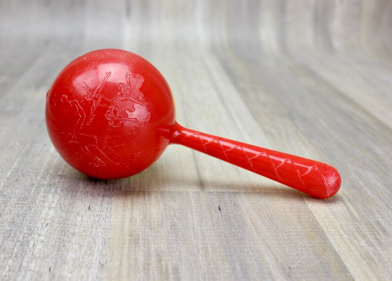 Vintage Plastic Maracas Children's Toy Maracas Single - Etsy