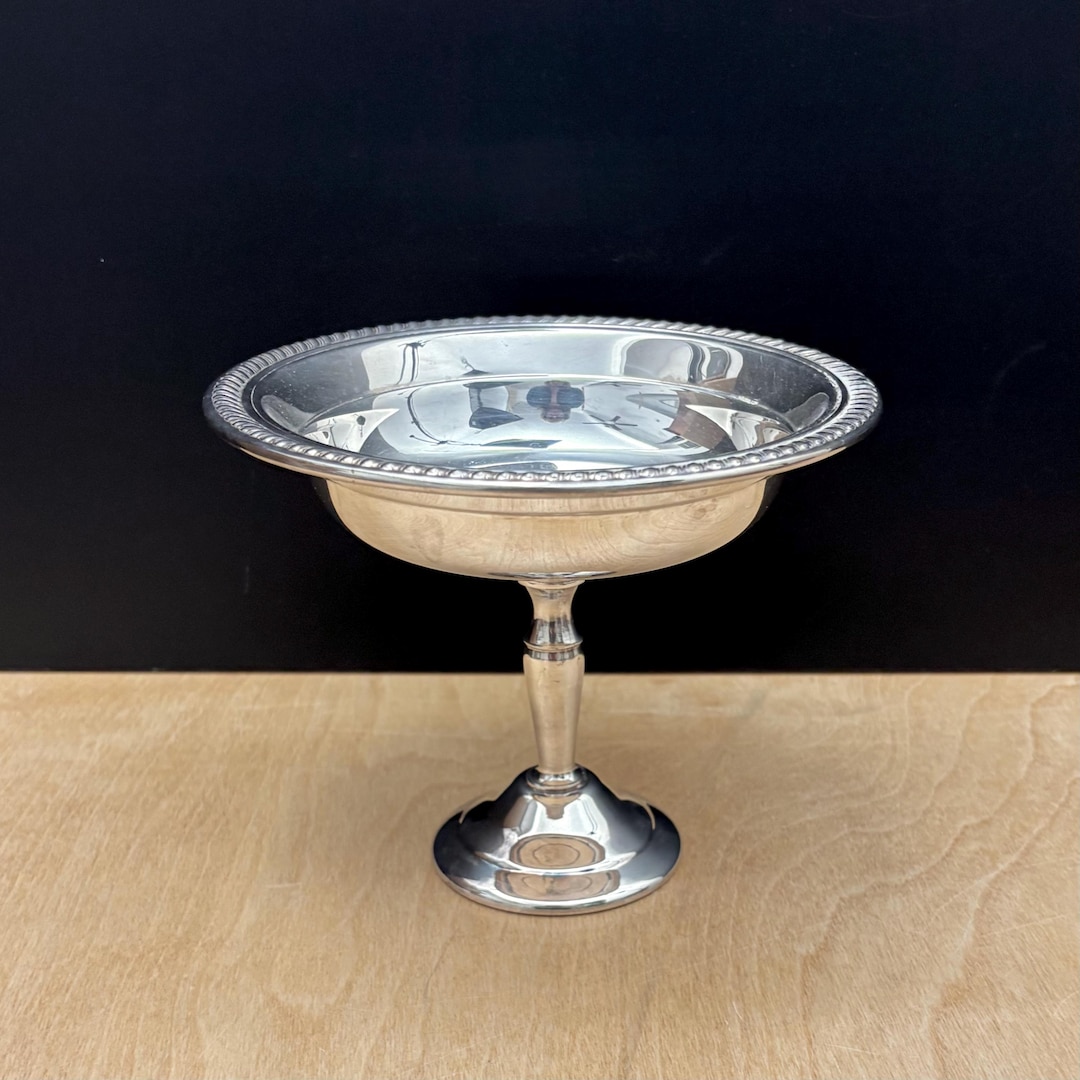 Vintage Silverplate Compote, Patina, FB Rogers Silver Company, Silver ...