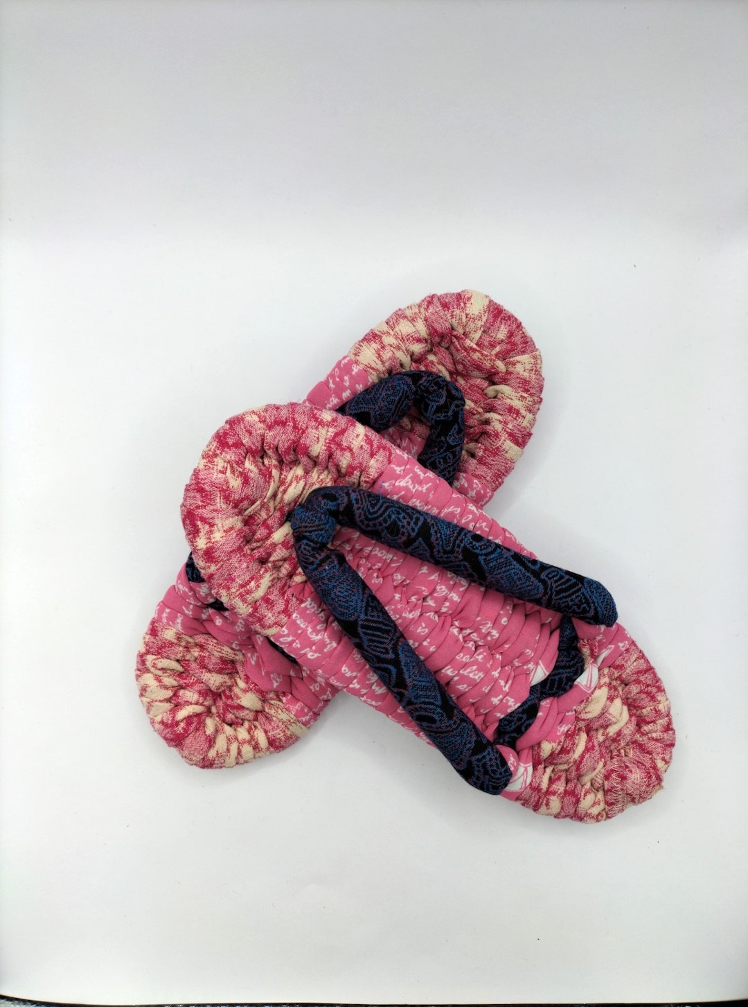 Women's Slippers, 24.5cm, Flip Flops, Nuno Zori, Handmade, Japanese ...