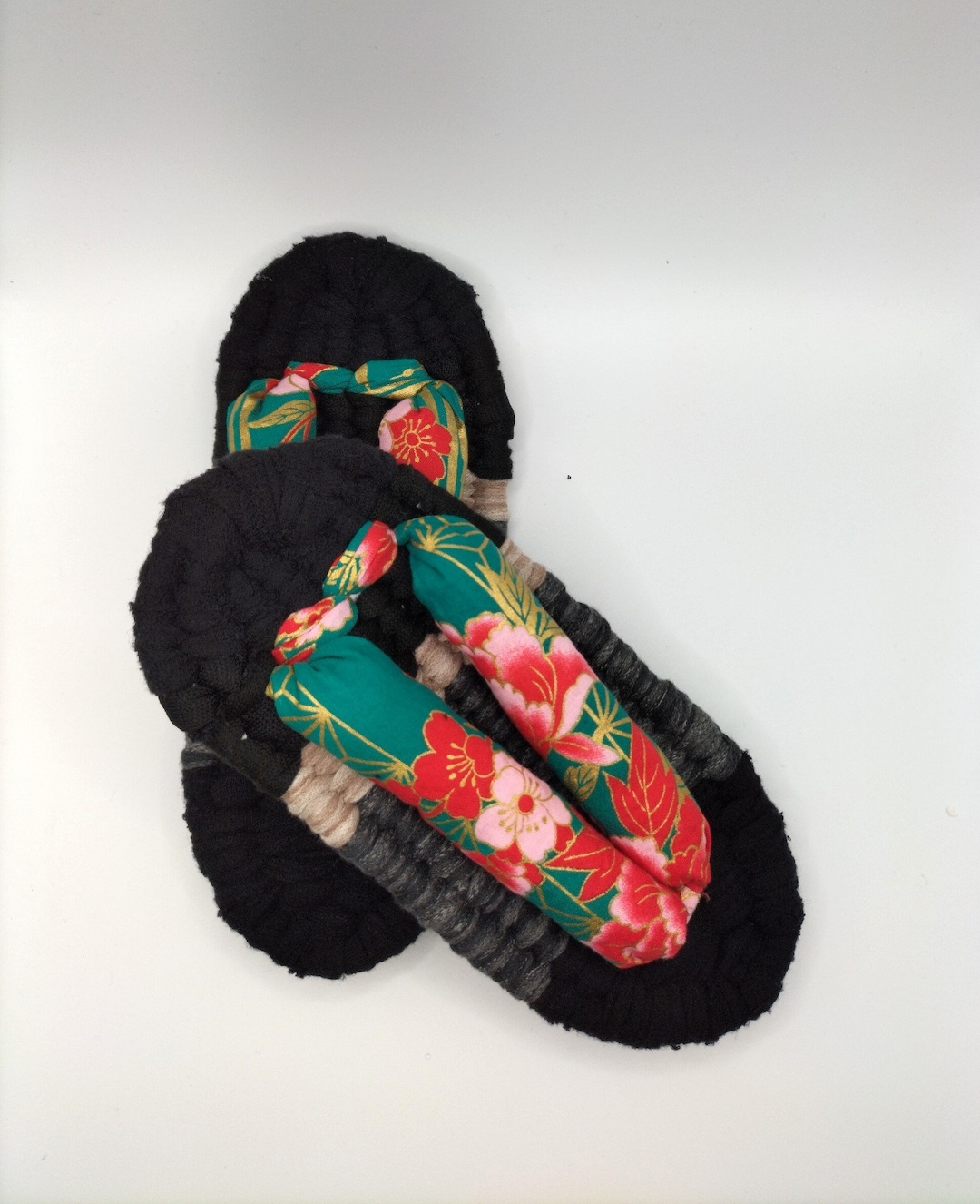 Women's slippers, 24.5cm, Flip Flops, Nuno Zori, Handmade, Japanese ...
