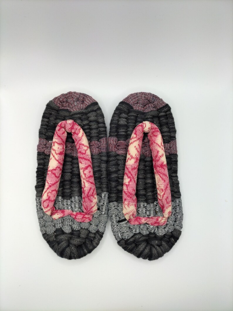Women's Slippers, 24.5cm, Flip Flops, Nuno Zori, Handmade, Japanese ...