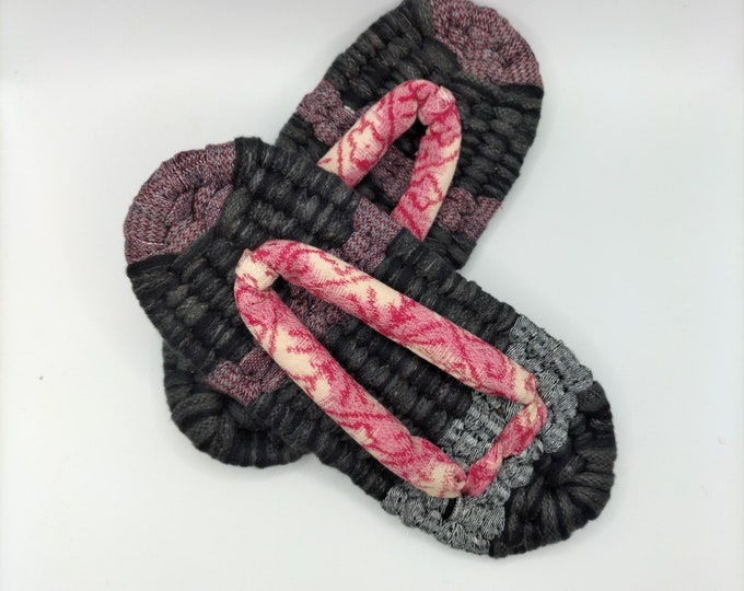 Women's Slippers, 24.5cm, Flip Flops, Nuno Zori, Handmade, Japanese ...