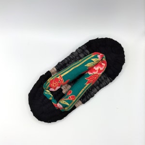 Women's slippers, 24.5cm, Flip Flops, Nuno Zori, Handmade, Japanese ...