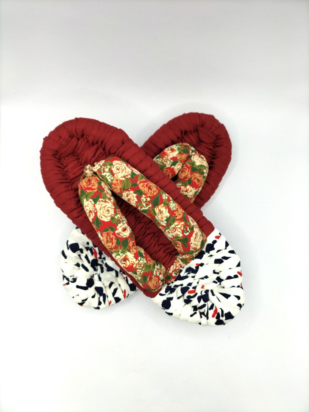 Woman's Slippers, 25cm Flip Flops, Nuno Zori, Handmade, Japanese ...