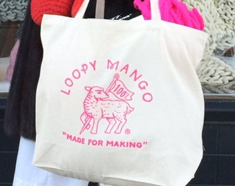 Loopy Mango Drawstring Bag | Etsy