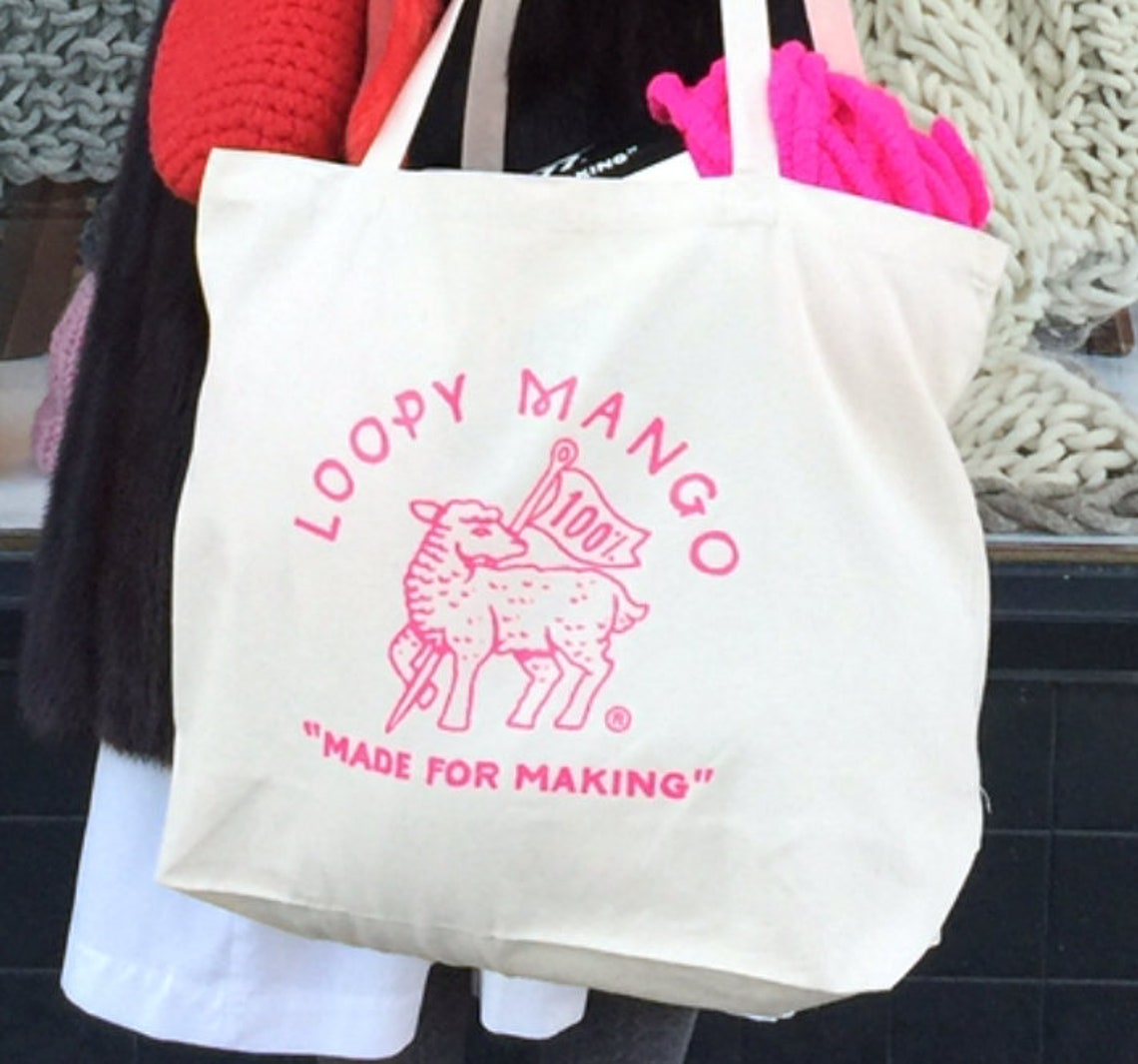 Loopy Mango Tote Bag - Etsy