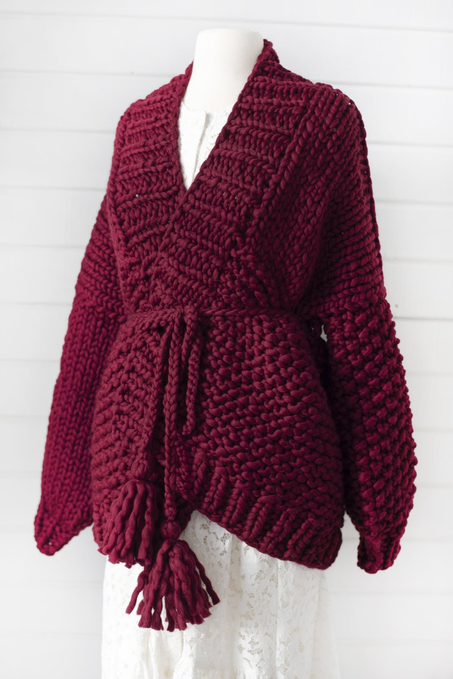 Loopy Mango Free Spirit Cardigan PATTERN Merino No. 5 | Etsy