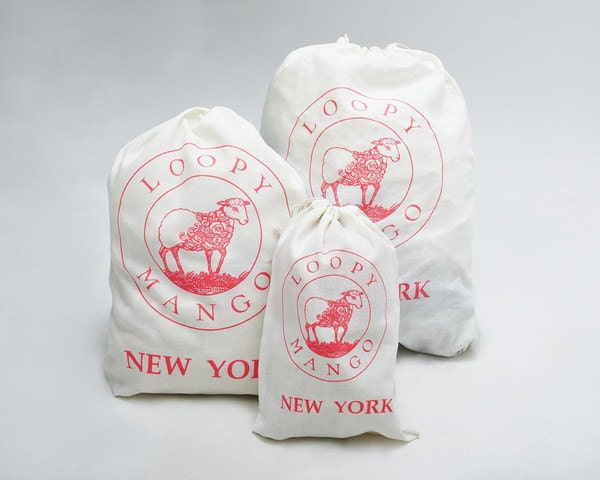 Loopy Mango Drawstring Bag | Etsy