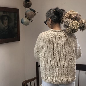 Loopy Mango Top-down Sweater PATTERN - Big Cotton - Etsy