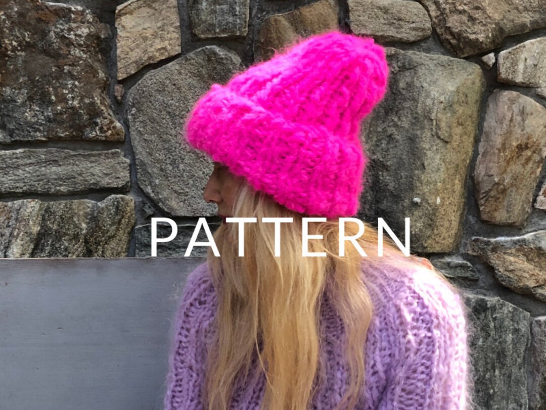 Loopy Mango Snow Queen Beanie PATTERN - Fluffy Alpaca - Etsy