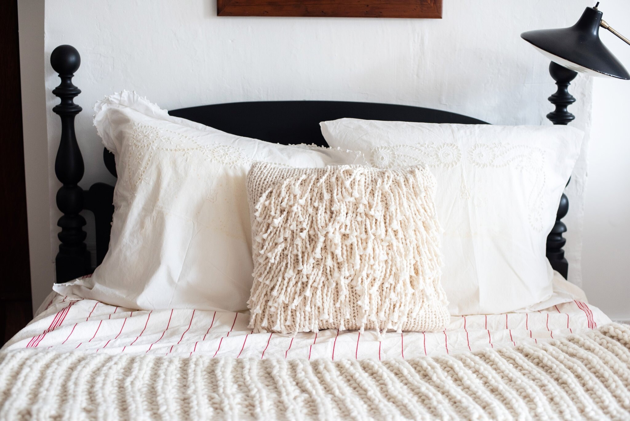 Loopy Mango DIY Kit Square Fringe Pillow Case Big Cotton | Etsy