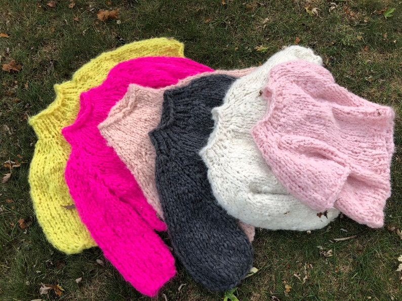 Loopy Mango Fluffy Sweater PATTERN Fluffy Alpaca - Etsy