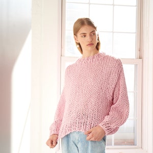 Loopy Mango Summer Sweater - PATTERN - Big Cotton - Etsy