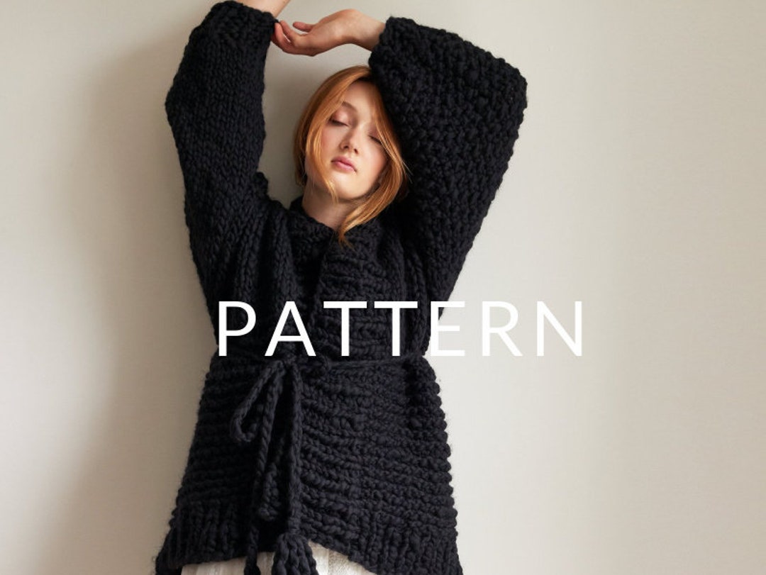 Loopy Mango Free Spirit Cardigan PATTERN- Merino No. 5 - Etsy