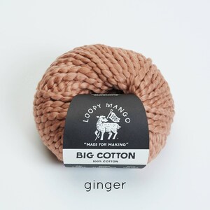 Loopy Mango 100GRAM Big Cotton Yarn for Chunky Knits - Etsy