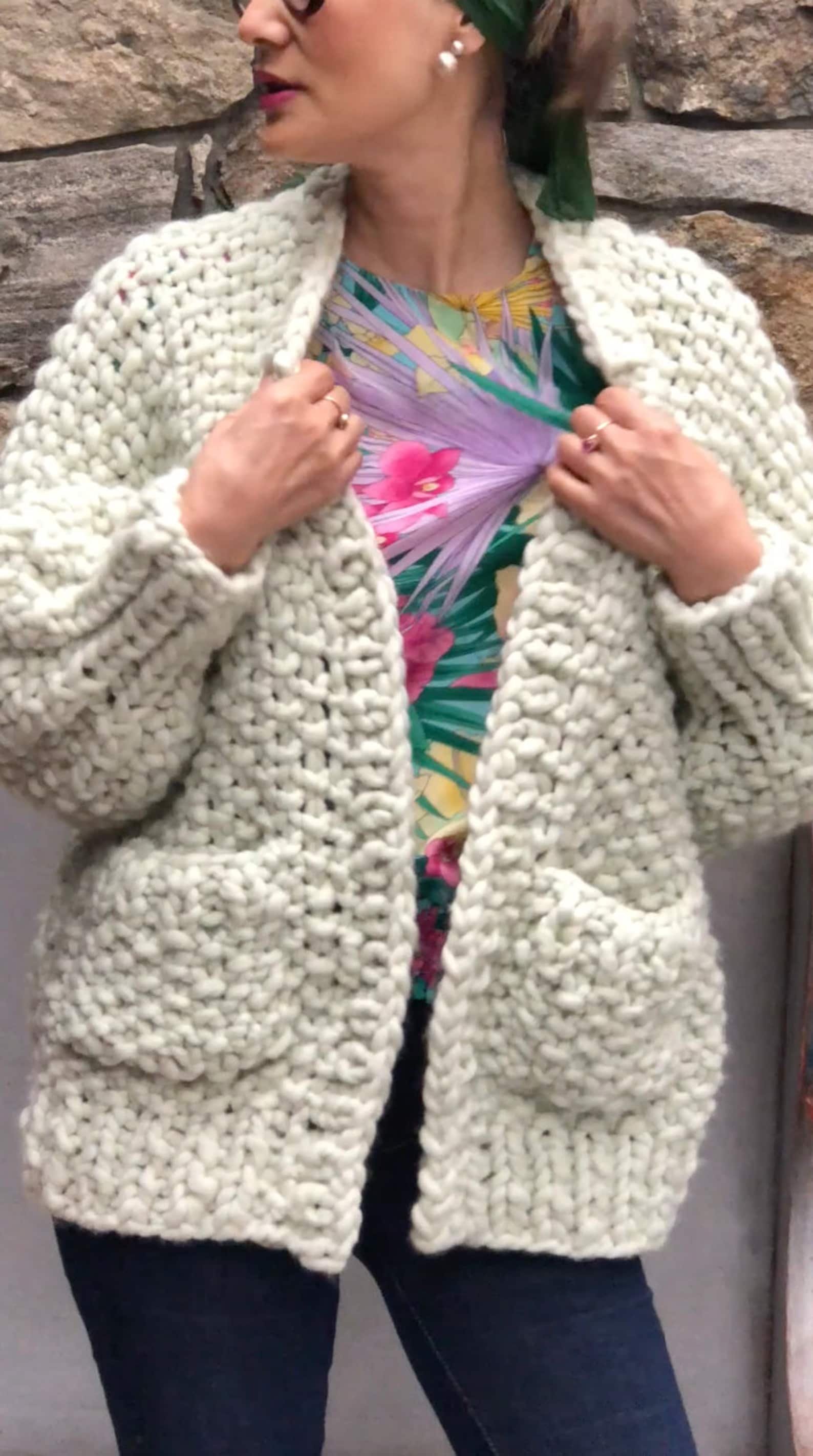 Loopy Mango Everyday Cardigan PATTERN - Merino No. 5 - Etsy